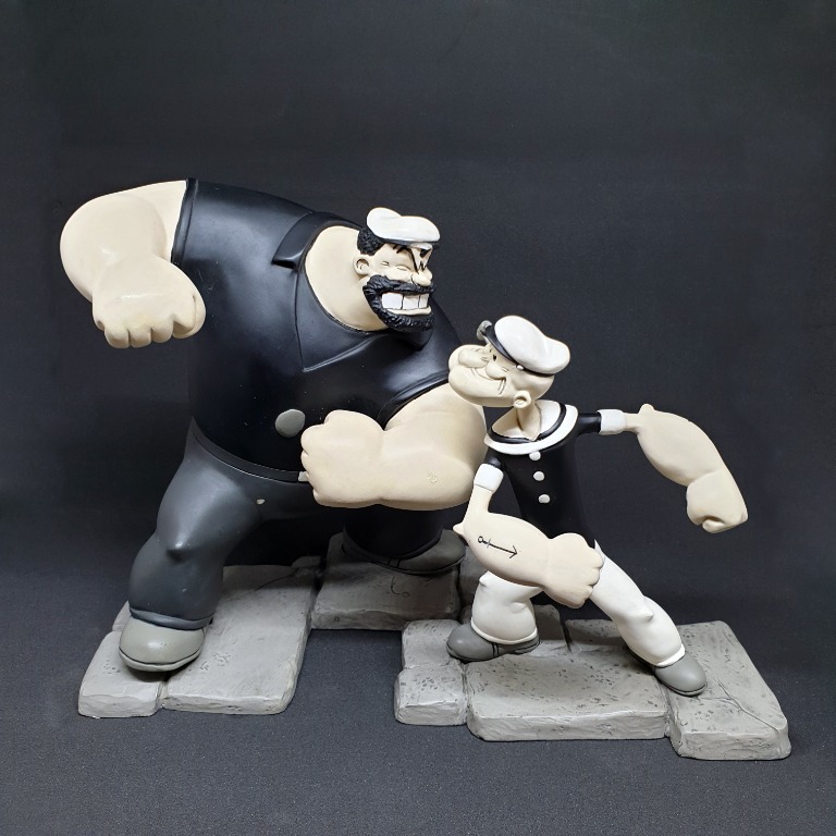 Popeye The Sailor + Bluto Limited Edition Maquette by Cipriano Studios ...