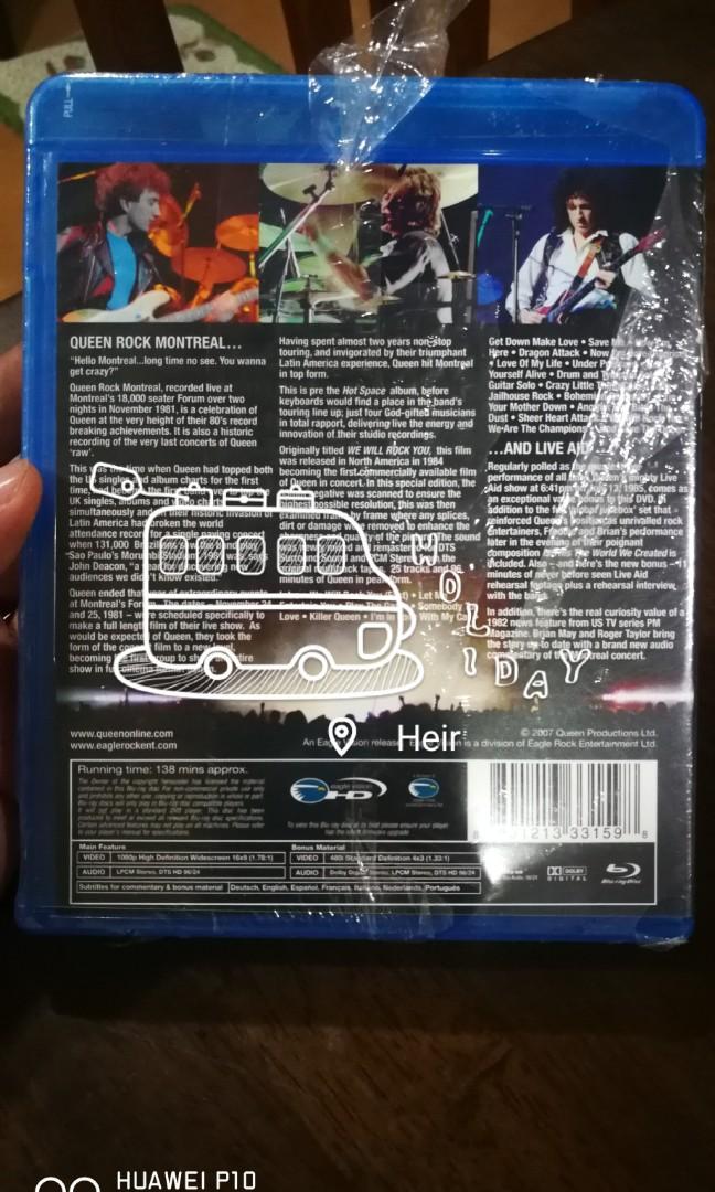 Queen Live Blu Ray, Hobbies & Toys, Music & Media, CDs & DVDs on Carousell