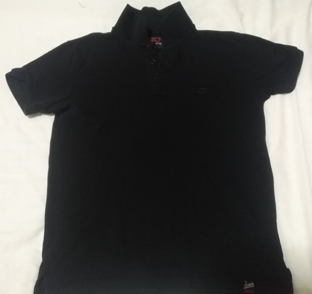 RRJ Semi fit Dark Blue Polo Shirt, Men's Fashion, Tops & Sets, Tshirts ...
