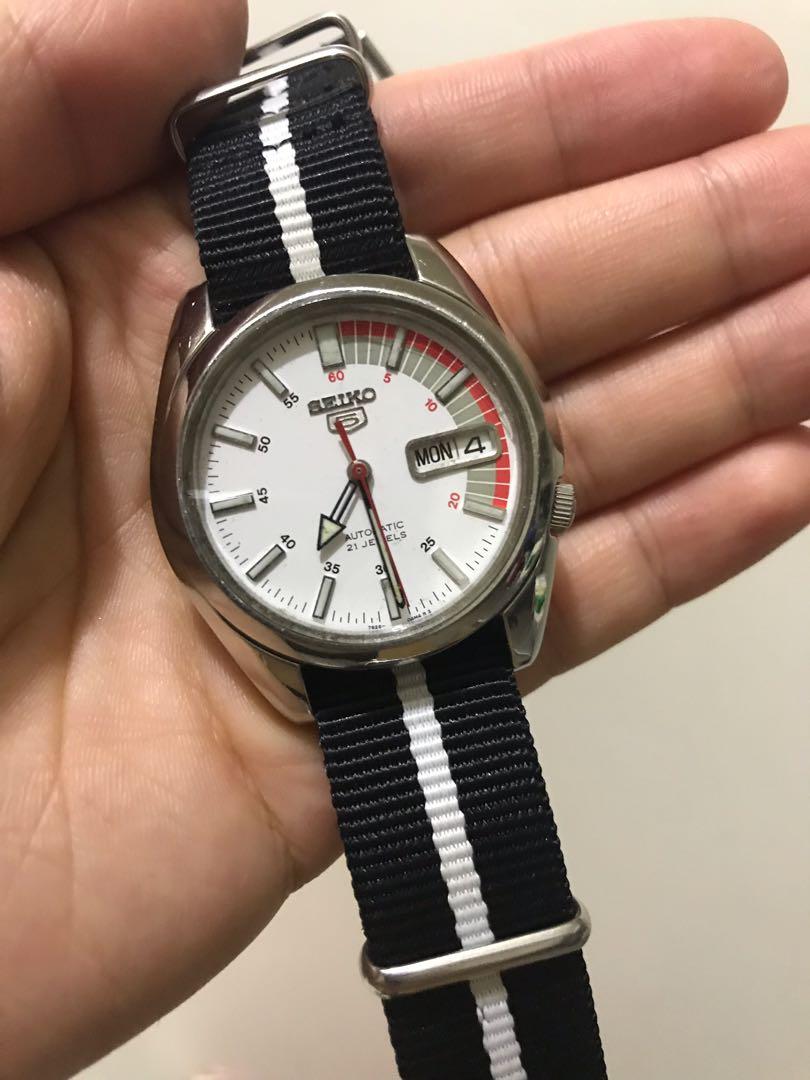 Seiko 5 “Speed Racer” SNK369, Men's Fashion, Watches & Accessories ...