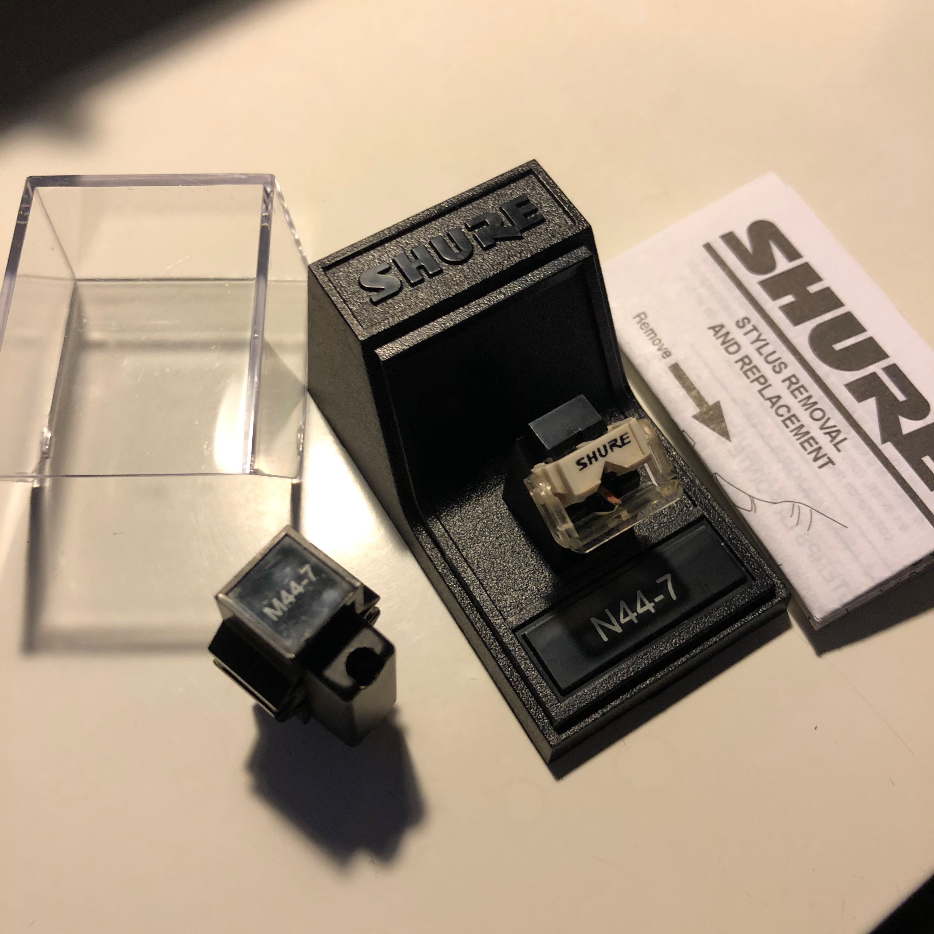 Shure M44-7 Classic Turntablist Cartridge stylus, Audio, Portable Audio ...