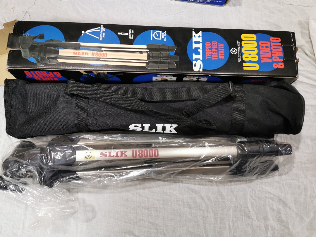 SLIK U8000 tripod, Photography, Photography Accessories, Tripods ...