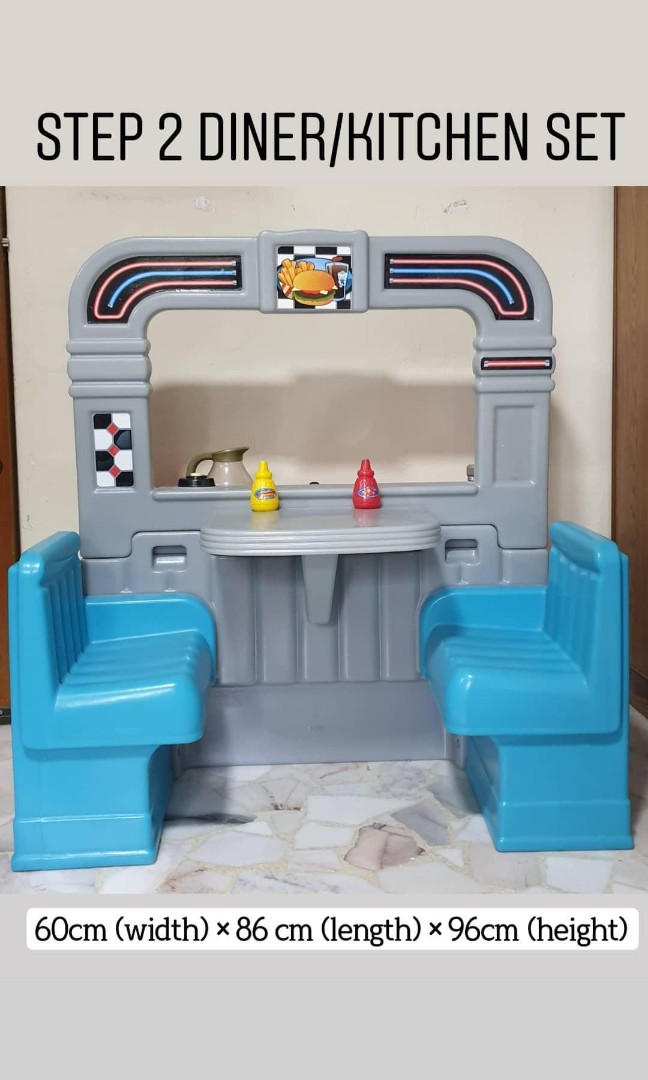 Step 2 Diner/Kitchen Set, Babies & Kids, Baby Nursery & Kids Furniture ...