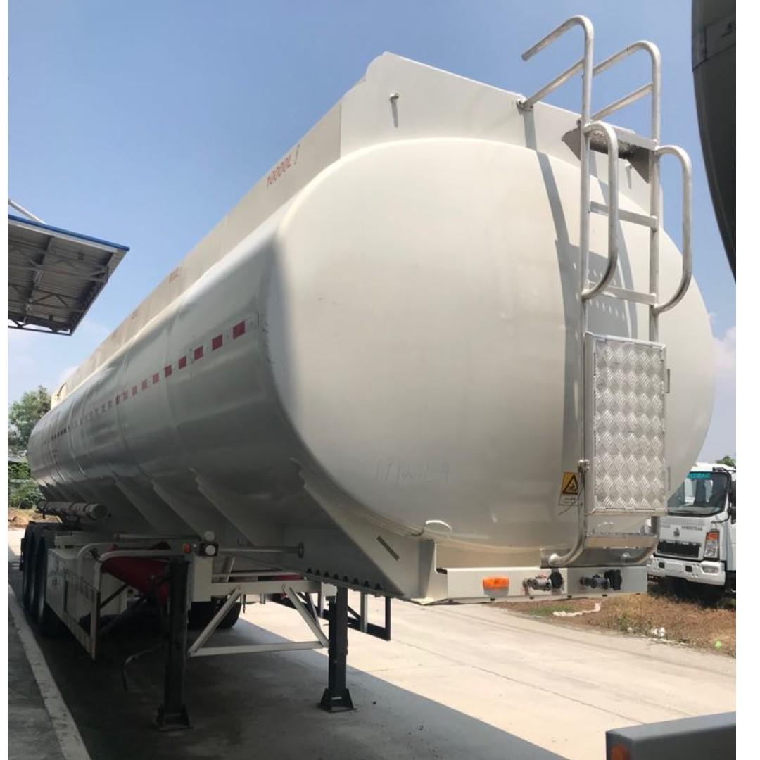 Tri-Axle Fuel Tank Trailer 30KL, Commercial & Industrial, Construction ...