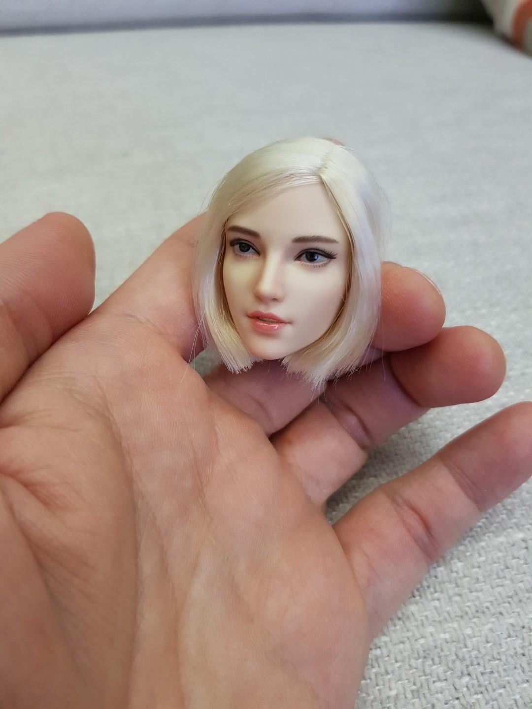 1 6 Blonde Female Head Sculpt Sdh018 By Super Duck [sdh 018 For