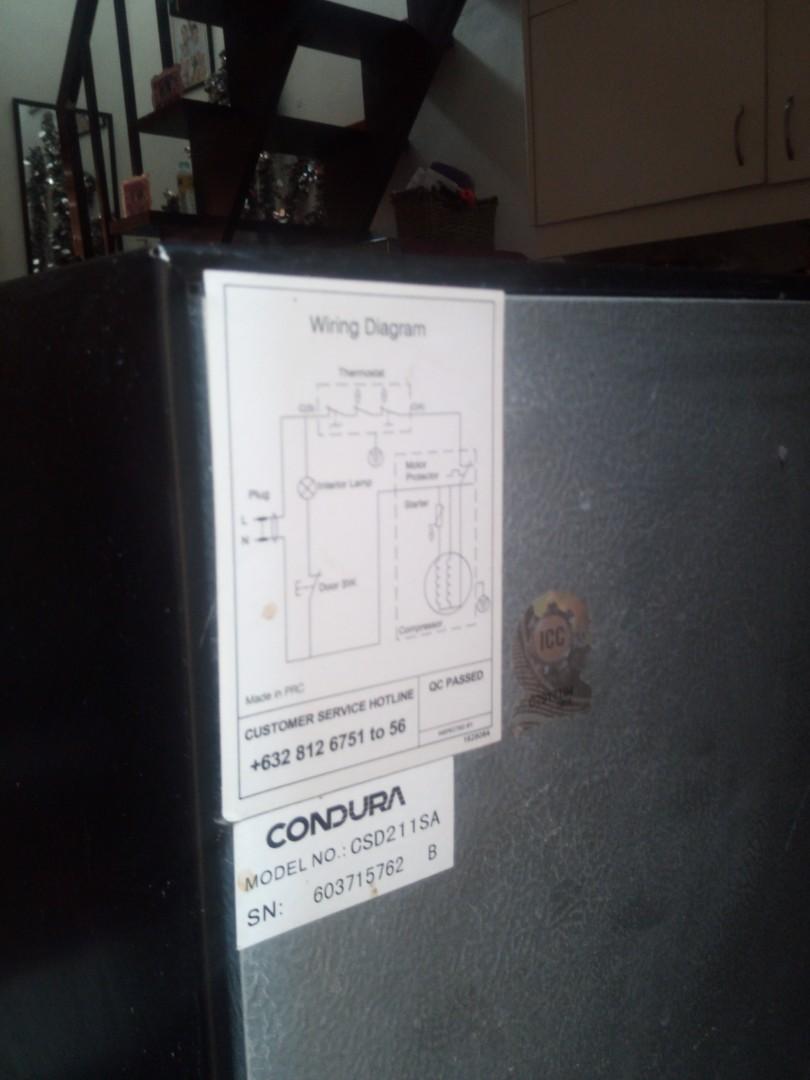 Refrigerator condura red, TV & Home Appliances, Kitchen Appliances ...