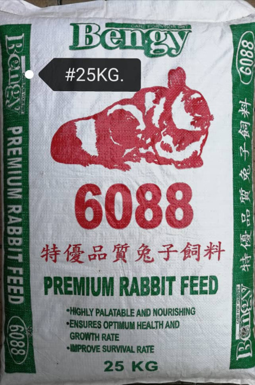 Bengy Premium Rabbit Feed Food 25kg [6088], Pet Supplies, Pet Food on ...