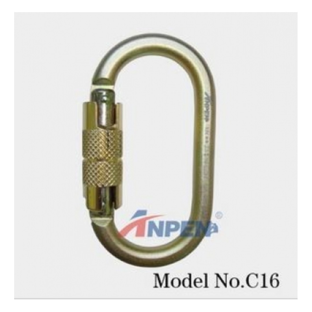 C16 Automatic Twistlock Carabiner Steel, Furniture & Home Living, Home ...