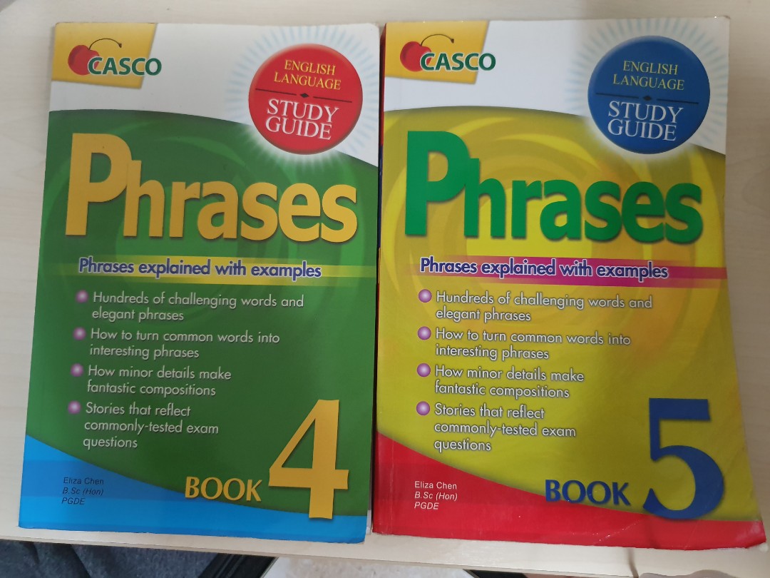 Casco ENGLISH PHRASES BOOKS 4 & 5, Hobbies & Toys, Books & Magazines ...