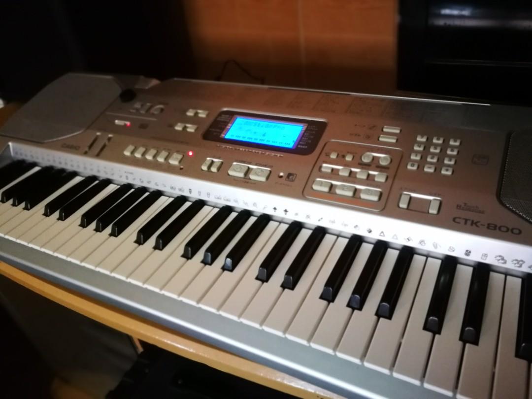 Casio CTK-800 With USB Port 61-Key Touch Sensitive Keyboard, Hobbies ...