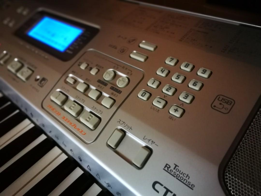 Casio CTK-800 With USB Port 61-Key Touch Sensitive Keyboard, Hobbies ...