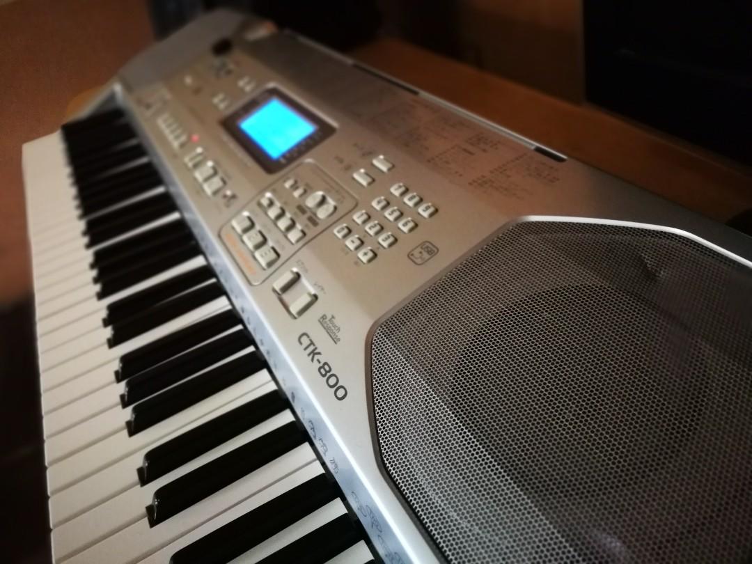 Casio CTK-800 With USB Port 61-Key Touch Sensitive Keyboard, Hobbies ...