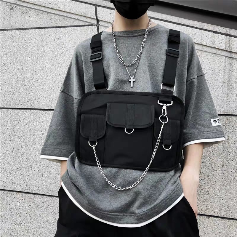 Chest Rig Bag, Men's Fashion, Bags, Sling Bags on Carousell