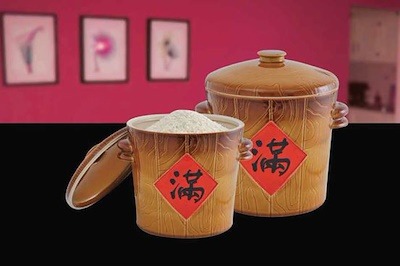 Claytan Lucky Rice Container - 5kg/10kg, Furniture & Home Living ...