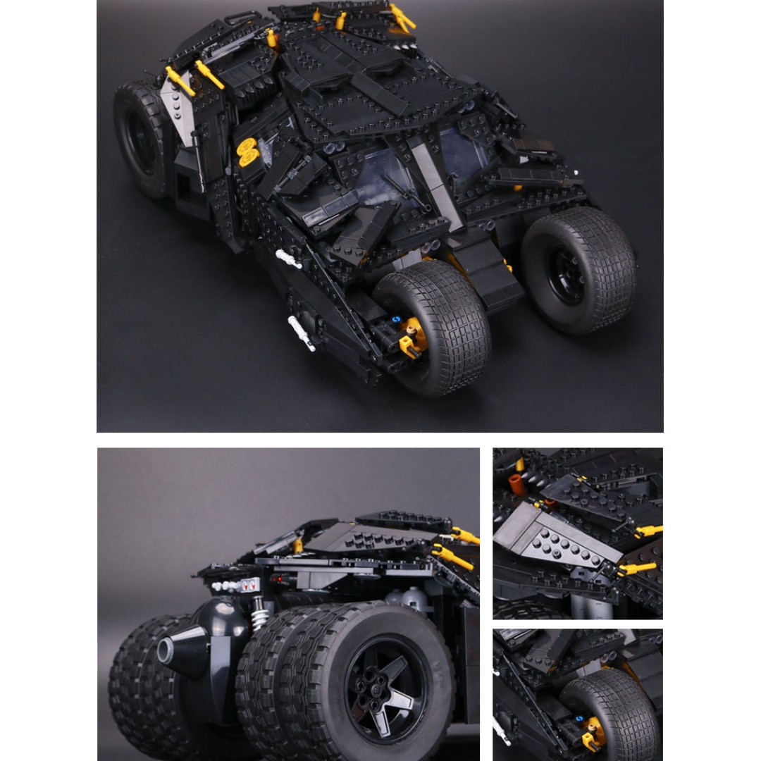 DC Batman The Dark Knight Batmobile Bat Man Mobile Tumbler Battle ...