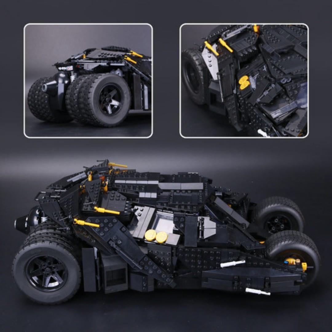 DC Batman The Dark Knight Batmobile Bat Man Mobile Tumbler Battle ...