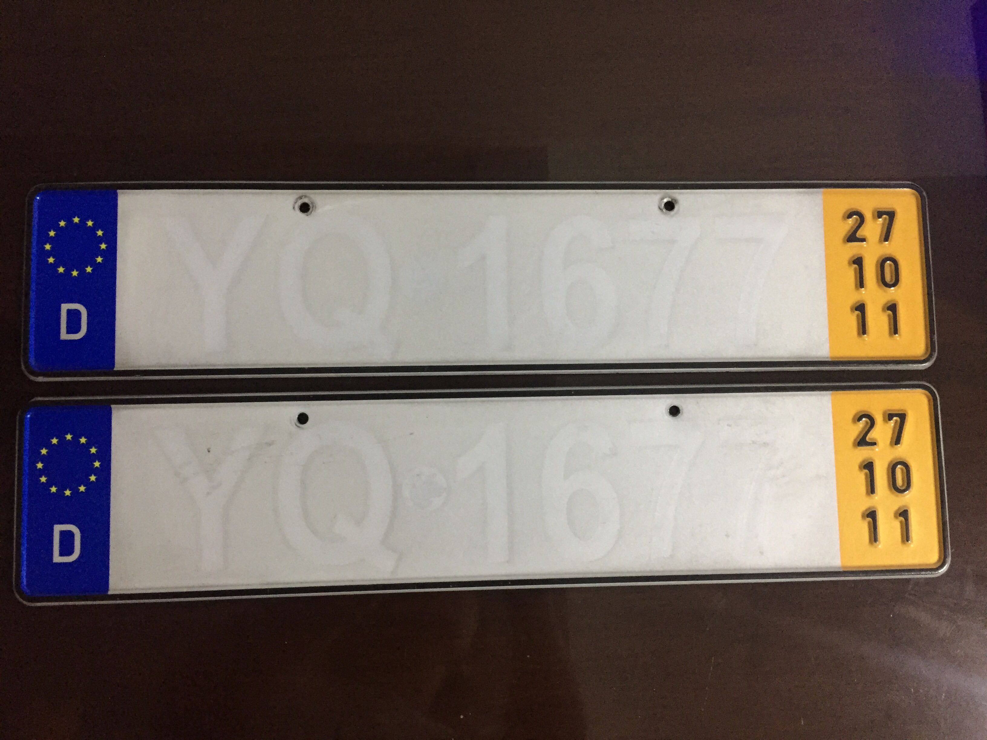 Euro Plate, Car Parts & Accessories, Other Automotive Parts and ...