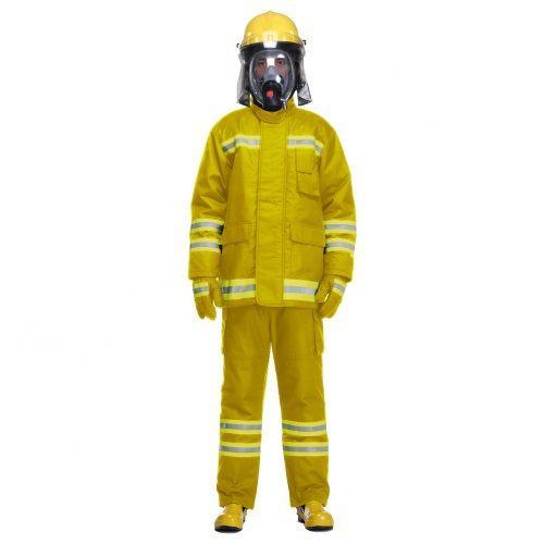 Fireman Fire Fighting Suit Acces FR Safety Helmet MSA Gallet F1 XF, Men ...