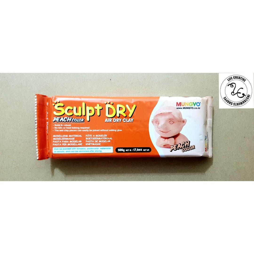 MUNGYO Sculpt Dry Air Dry Clay - Peach Colour, Hobbies & Toys ...