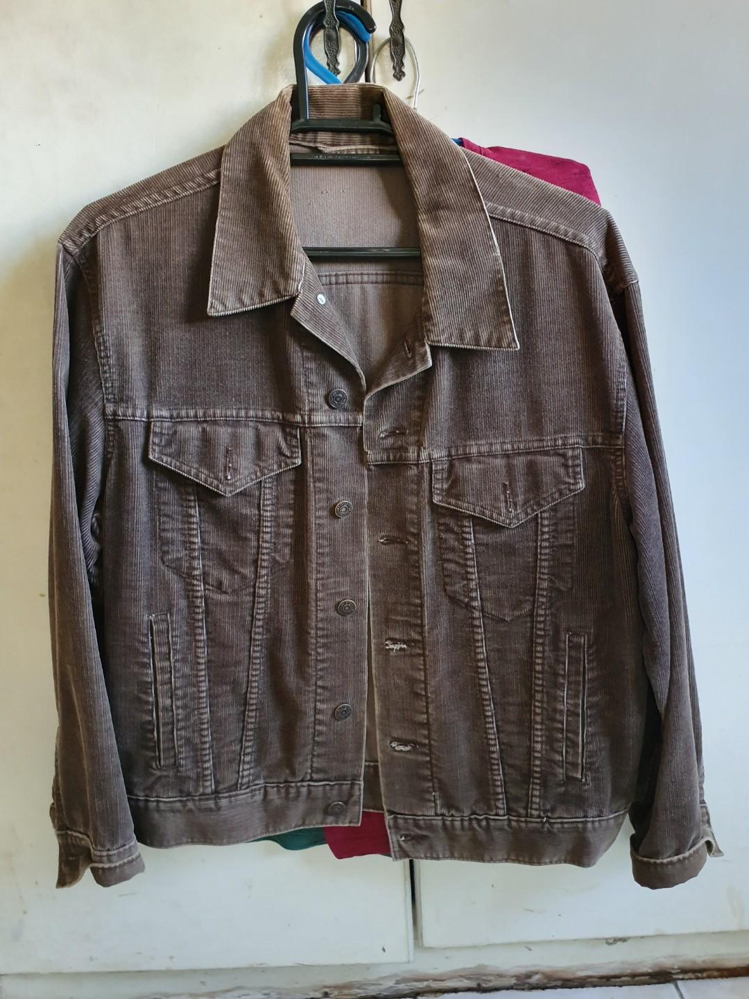 Levis Grunge Jacket, Men's Fashion, Tops & Sets, Hoodies on Carousell