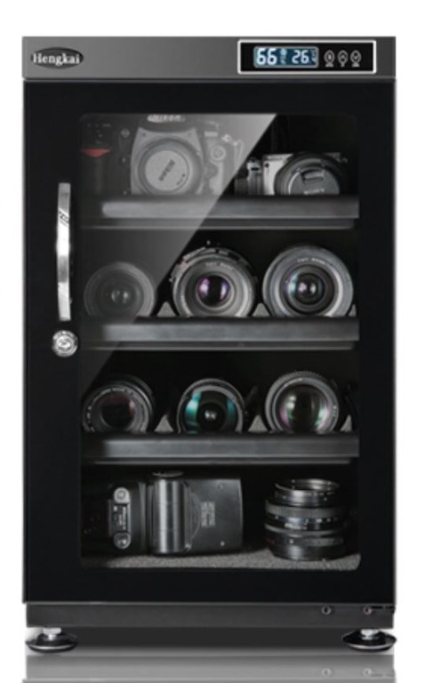 HENG KAI 60L 3 Layer Humidity Control Dry Cabinet Box for Lens Camera ...