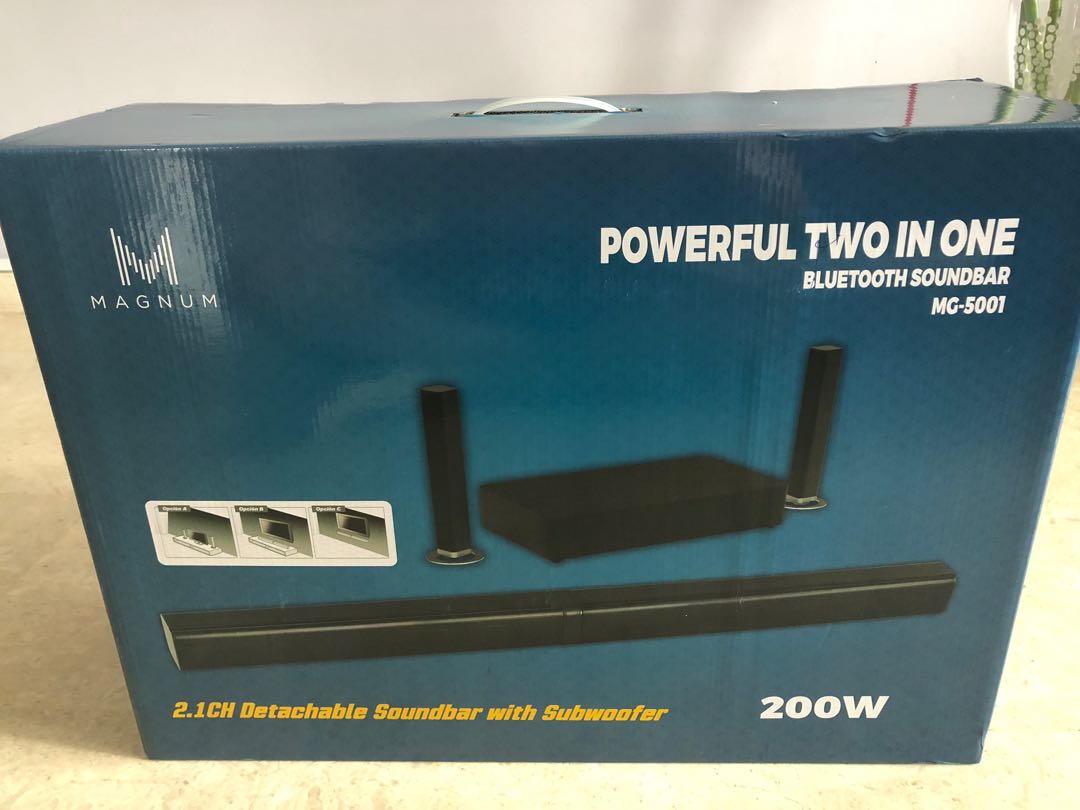 Magnum MG-5001 Bluetooth soundbar, Audio, Soundbars, Speakers ...