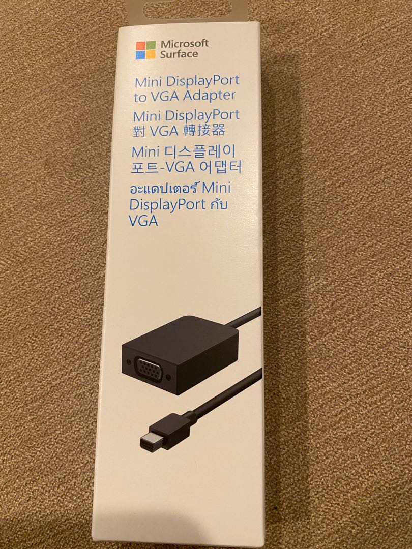 Microsoft Surface Mini DisplayPort to VGA Adapter, Computers & Tech ...