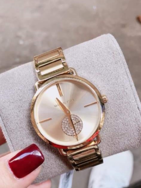 MK PORTIA GOLD AUTHENTIC WATCH, Women's Fashion, Watches & Accessories ...