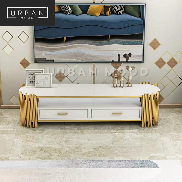 MOROCCO Luxury Marble TV Console, Furniture & Home Living, Furniture ...