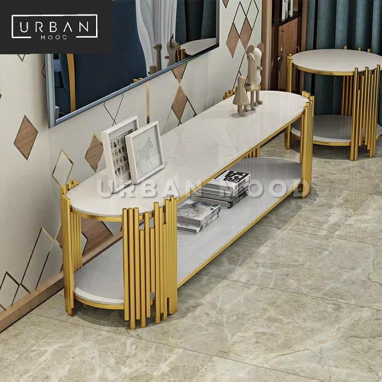 MOROCCO Luxury Marble TV Console, Furniture & Home Living, Furniture ...