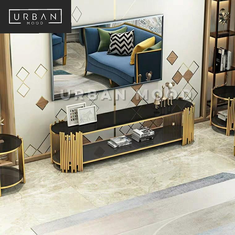 MOROCCO Luxury Marble TV Console, Furniture & Home Living, Furniture ...