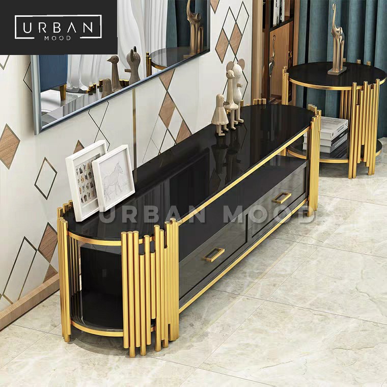 MOROCCO Luxury Marble TV Console, Furniture & Home Living, Furniture ...