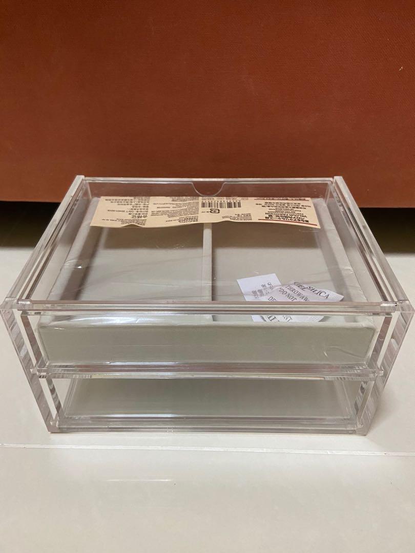 Muji Acrylic Case w 2 Drawers, Furniture & Home Living, Home ...