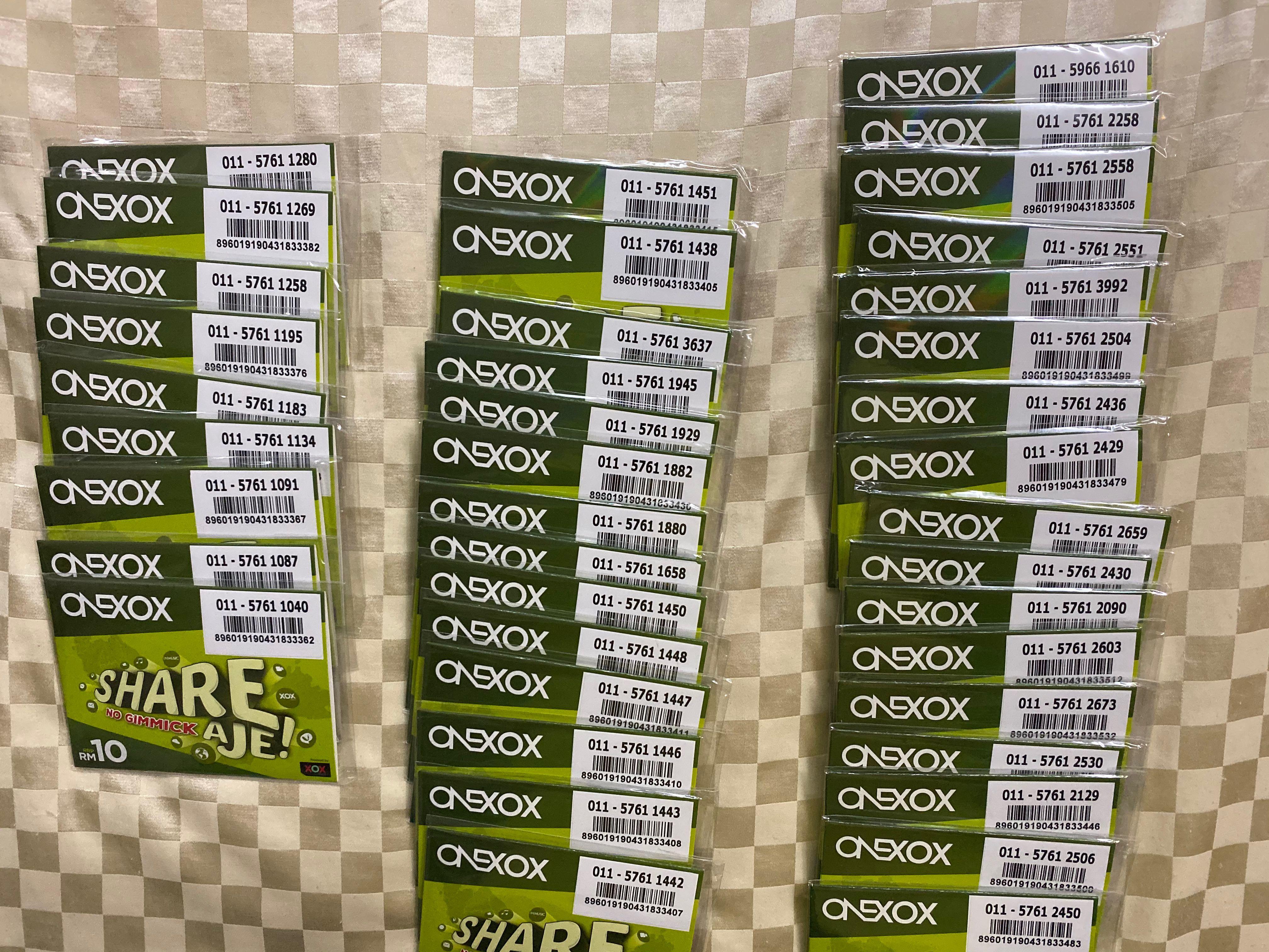 Onexox SIM card prepaid Malaysia hi card, Mobile Phones & Gadgets ...