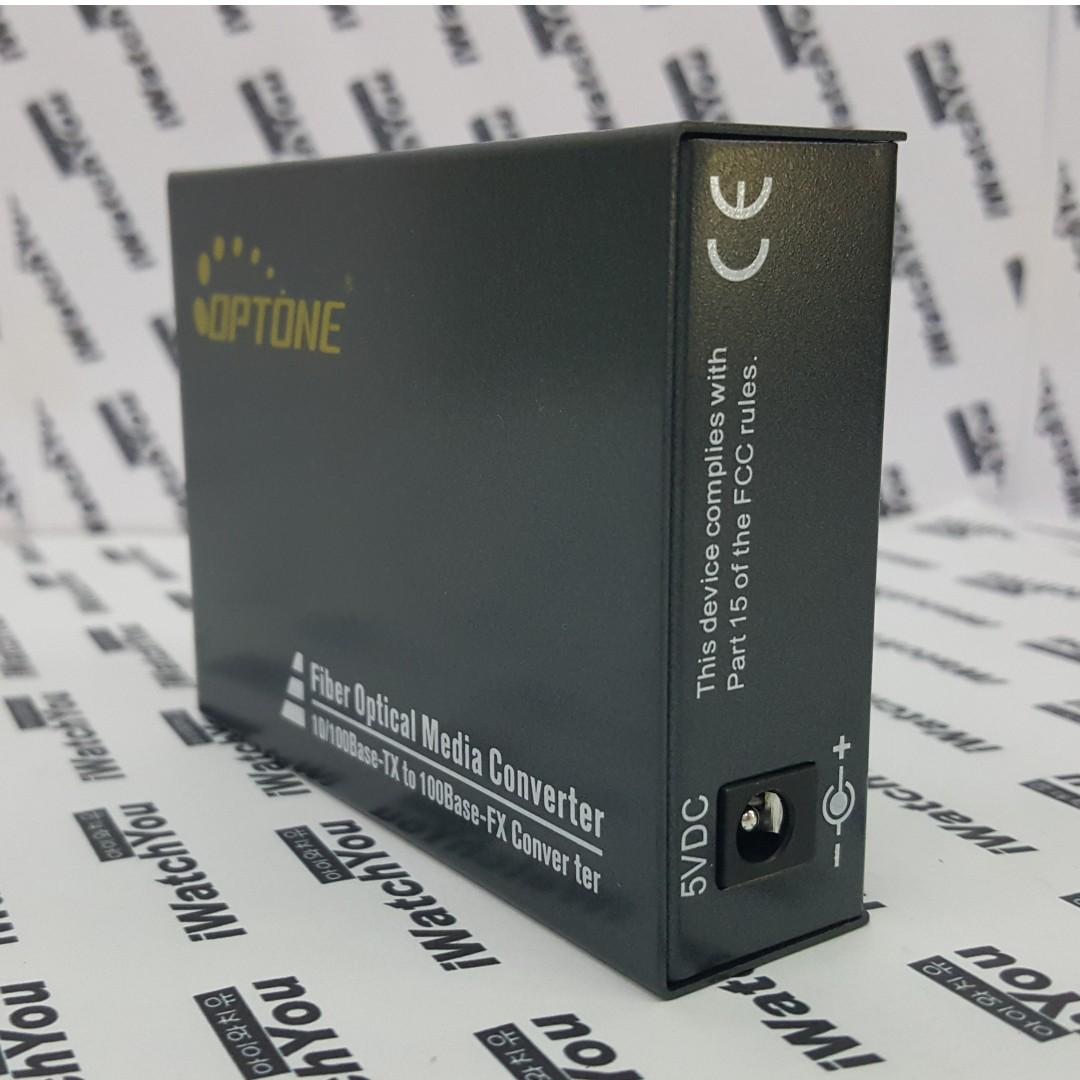 Optone OPT-1202S25 100m Fiber Optical Media Converter, Furniture & Home ...