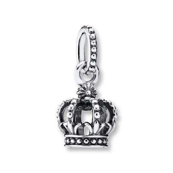 Pandora Crown Charm, Women's Fashion, Jewelry & Organizers, Bracelets ...