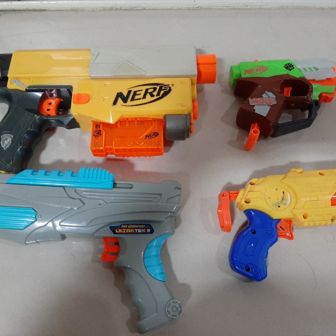 Preloved Nerf Guns, Hobbies & Toys, Toys & Games on Carousell