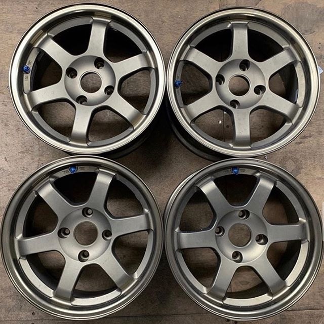 Rare Original Volk Racing Te37 15x114.3 4H et15, Car Accessories, Tyres ...