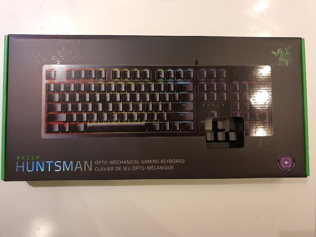 Razer Huntsman Gaming Keyboard: Opto-Mechanical Key switches, Computers ...
