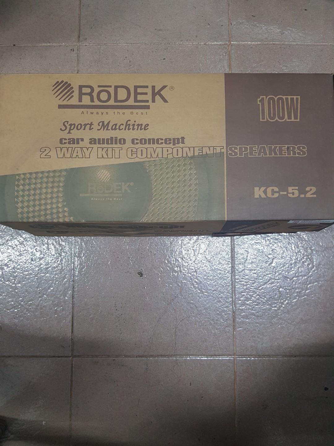 Rodek component speakers kc-5.2, Car Accessories, Accessories on Carousell
