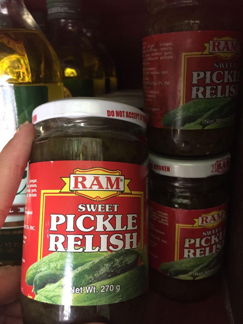 Sale...Ram sweet pickle relish 270g, Food & Drinks, Packaged & Instant ...