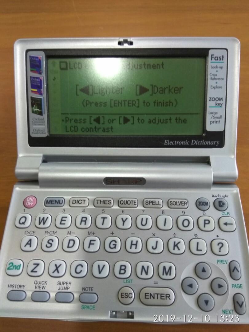 Sharp Electronic Dictionary, Everything Else on Carousell