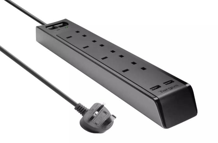 Targus Smart Surge 4 (extension cable with USB ports), Computers & Tech ...