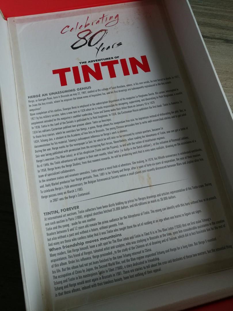 The Adventures of Tintin Collectors Pack 21 DVD movie tv gift box set ...