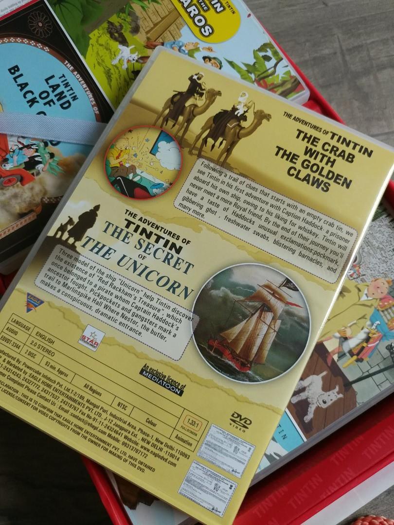 The Adventures of Tintin Collectors Pack 21 DVD movie tv gift box set ...