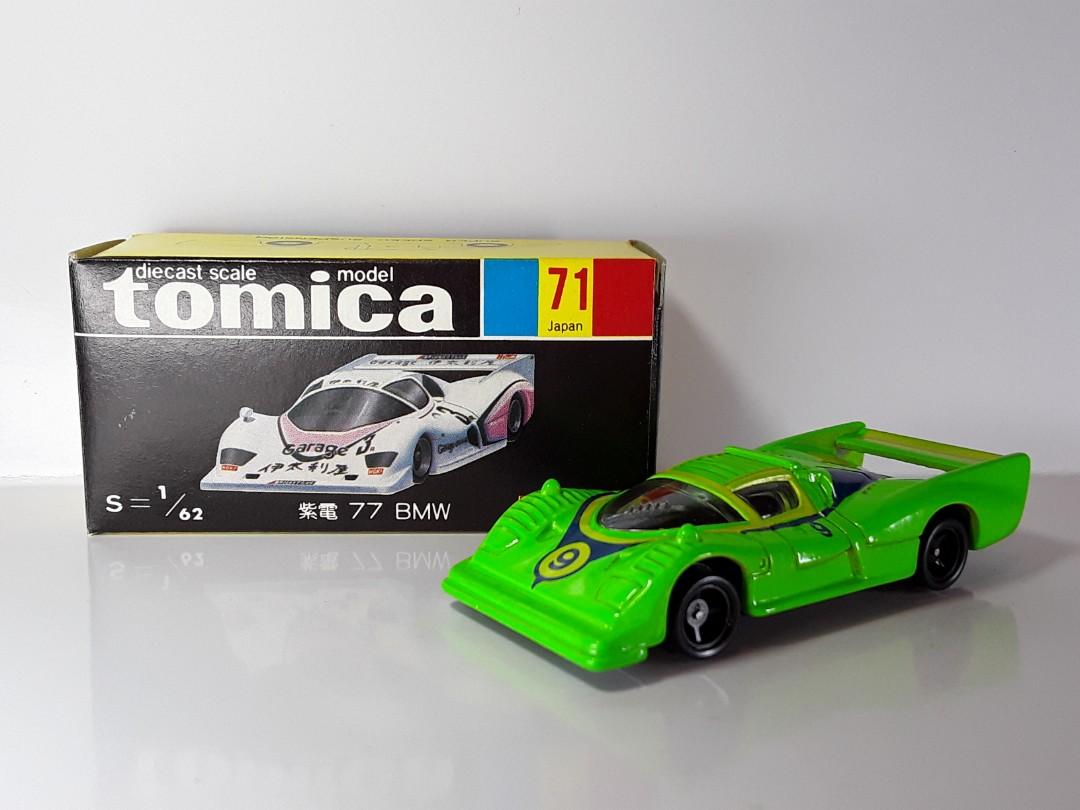 TOMY TOMICA 黑盒 71 ~ Shiden 77 BMW~日本製造 made in Japan 全新庫存品， 約七、八十年代生產 ...