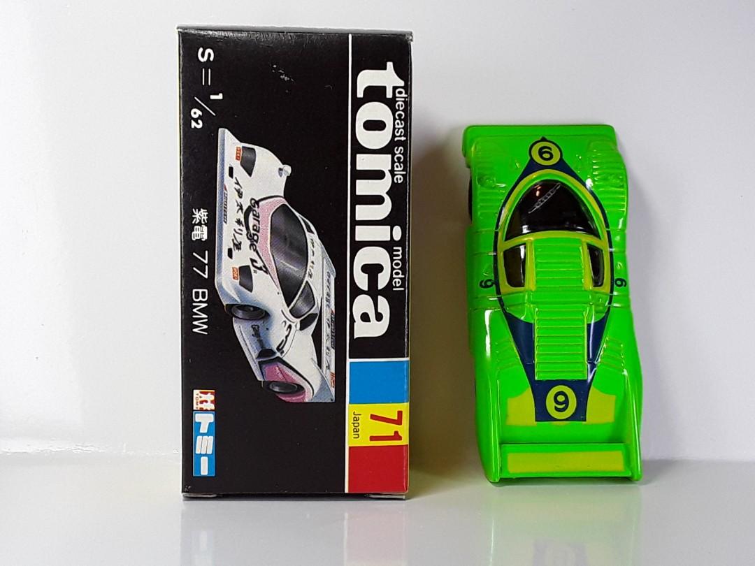 TOMY TOMICA 黑盒 71 ~ Shiden 77 BMW~日本製造 made in Japan 全新庫存品， 約七、八十年代生產 ...