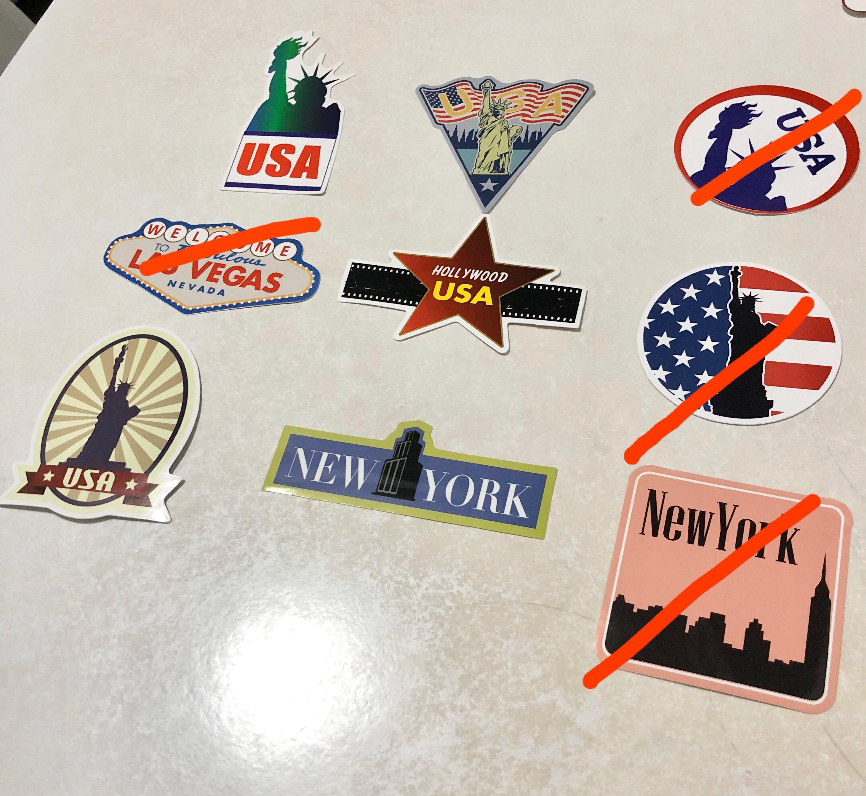 Travel Countries Destination Stickers, Hobbies & Toys, Stationery ...
