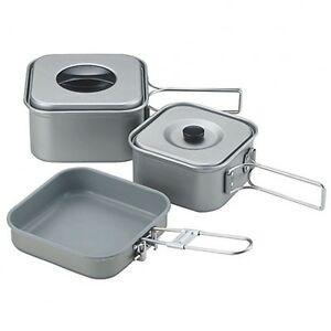 UniFlame Mountain Cooker 3 Square 露營 行山 cookset, 家庭電器, 廚房電器, 抽油煙機及爐頭 ...