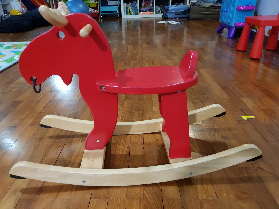 Wooden Rocking Horse, Babies & Kids, Baby Nursery & Kids Furniture ...
